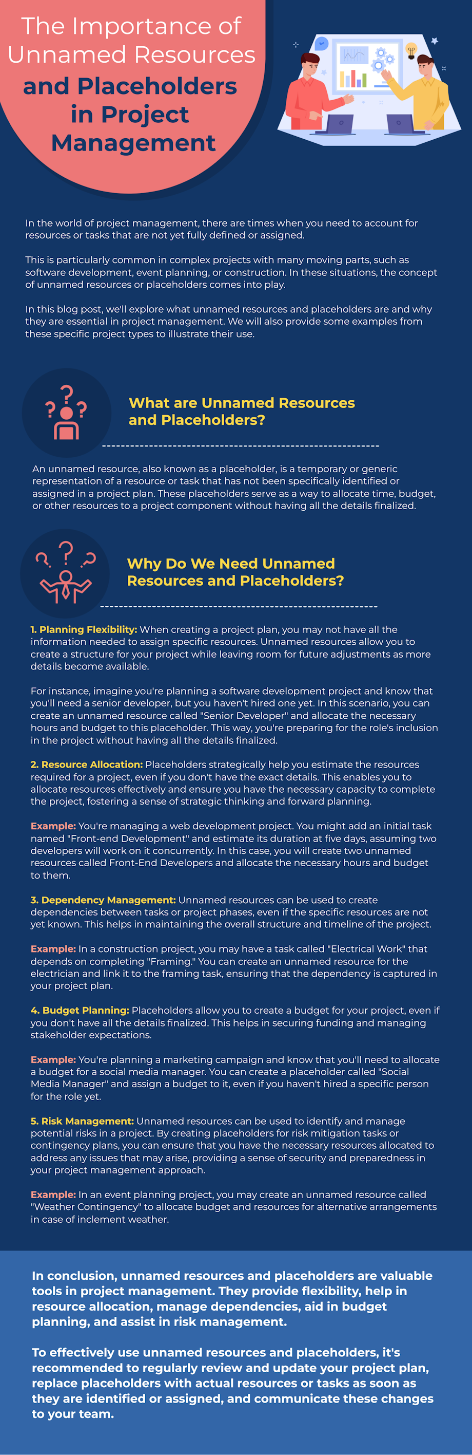 The Importance of Unnamed Resources and Placeholders in Project Management